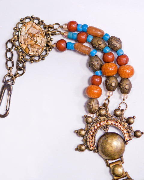 Vintage Beaded Chain Belt – Leatherock