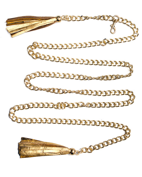 Kayla Double Wrap Chain Belt – Leatherock